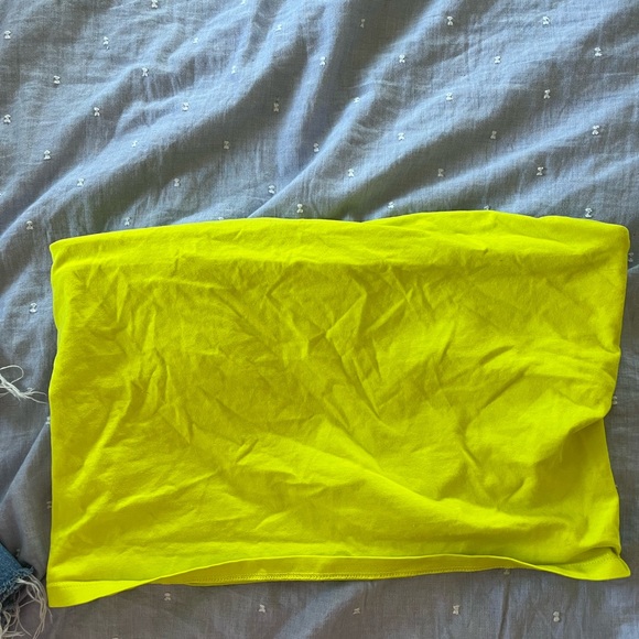 bp | Tops | Neon Green Tube Top | Poshmark